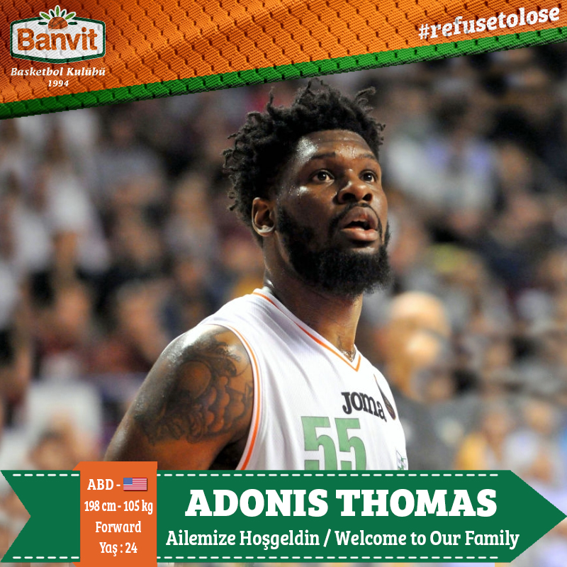 ADONIS THOMAS BANVİT’TE | Bandirma.com.tr