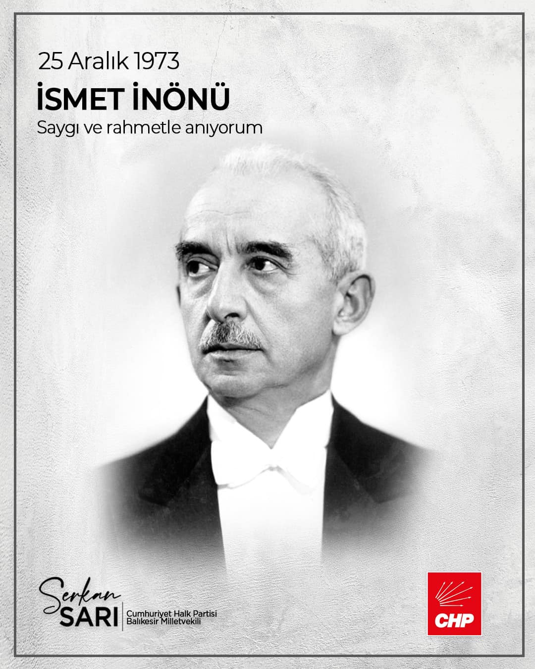 İsmet İnönü Ölümünün 51. Yılında Anıldı | Bandirma.com.tr